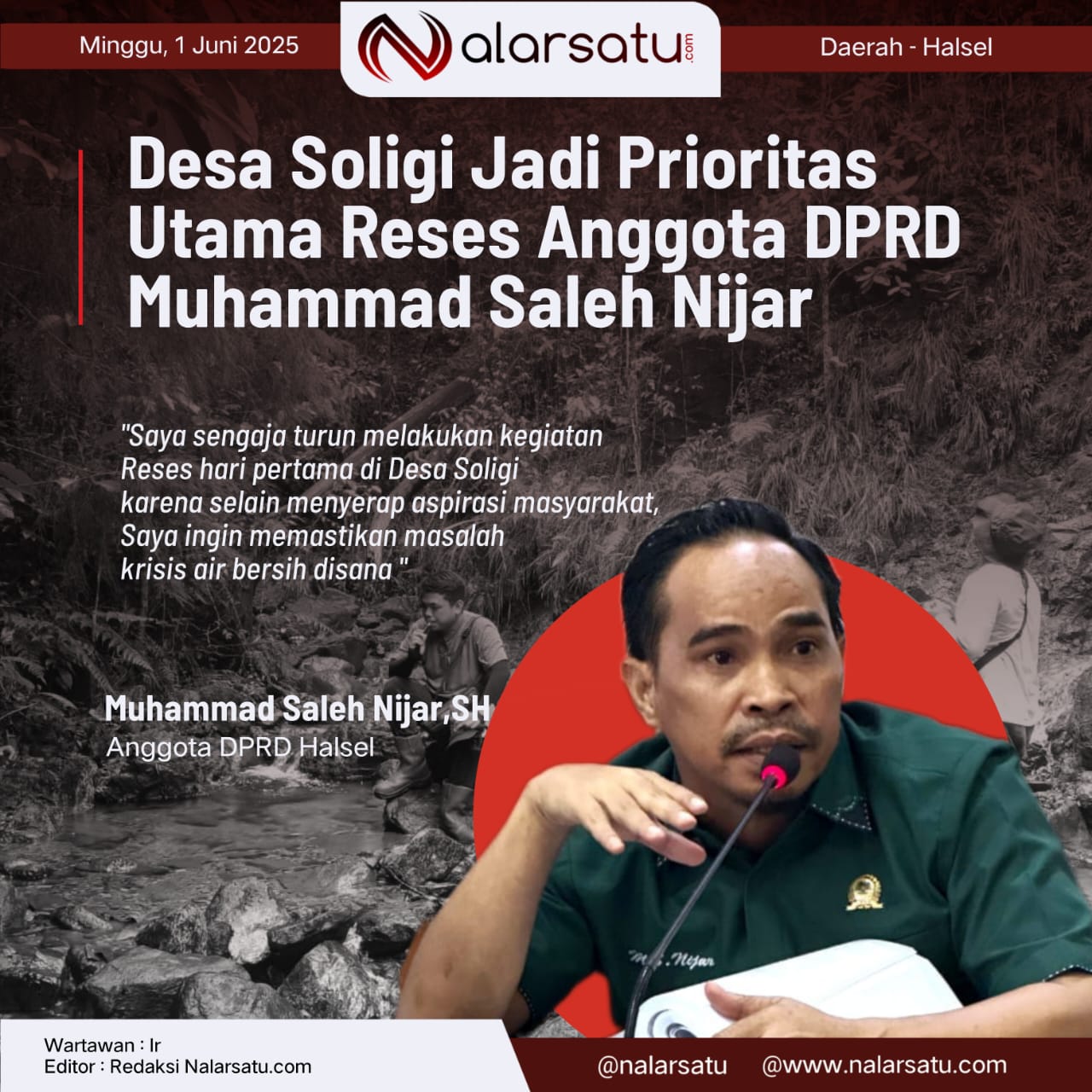 Desa Soligi Jadi Prioritas Utama Reses Anggota DPRD Muhammad Saleh ...