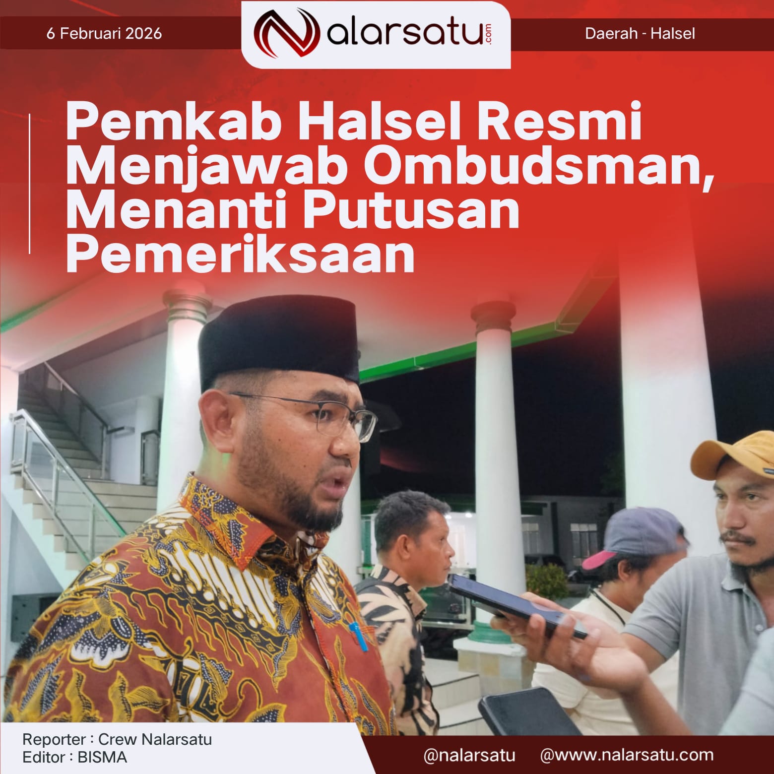Pemkab Halsel Resmi Menjawab Ombudsman, Menanti Putusan Pemeriksaan ...