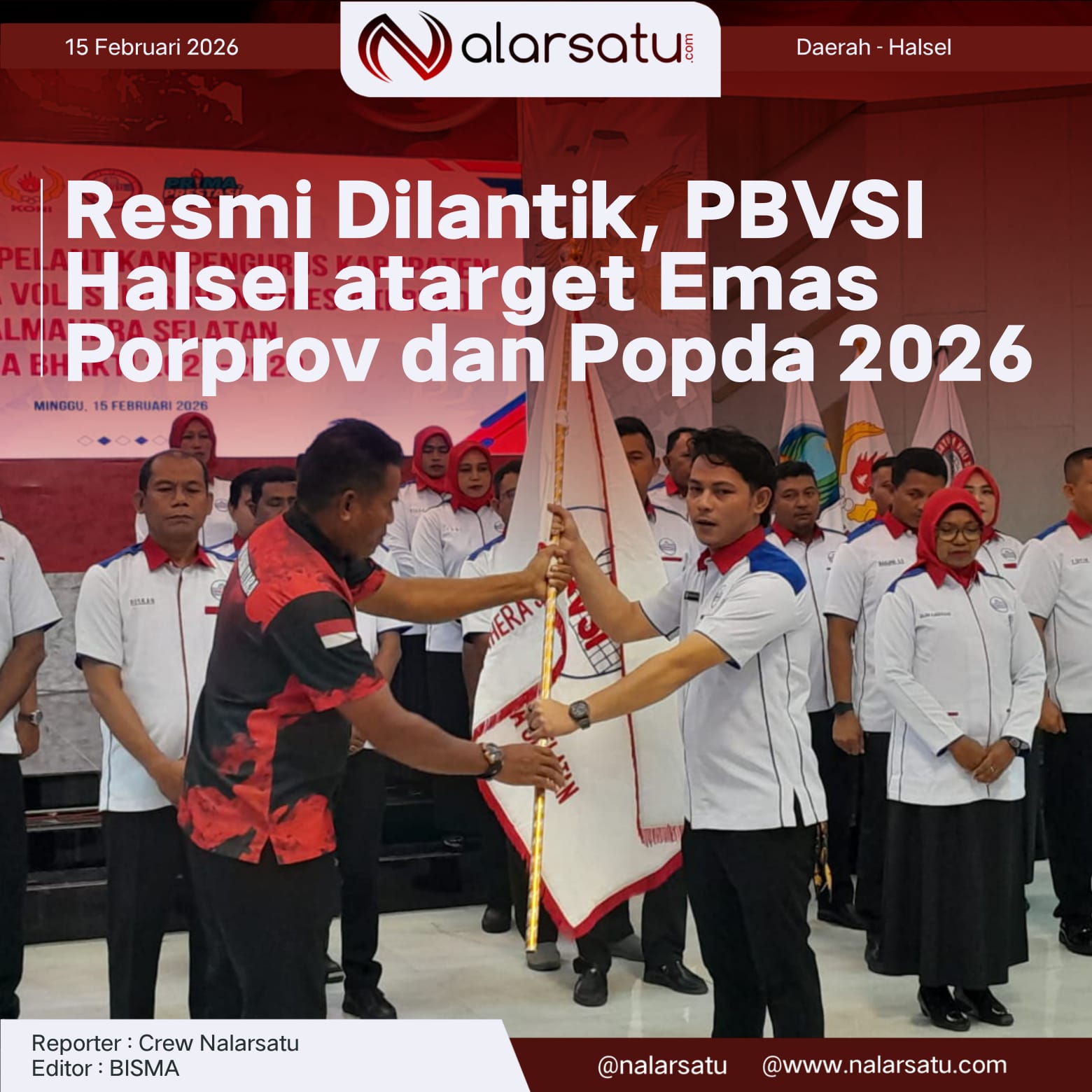 Resmi Dilantik, PBVSI Halsel Target Emas Porprov dan Popda 2026 ...